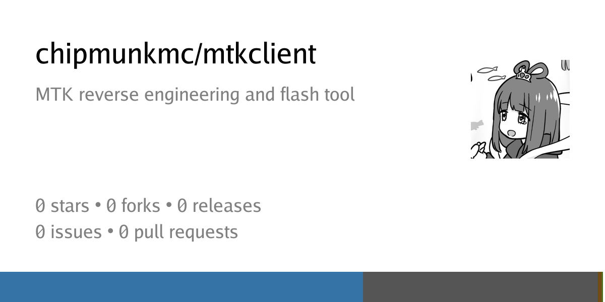chipmunkmc/mtkclient: MTK reverse engineering and flash tool - Forgejo: Beyond coding. We forge.
