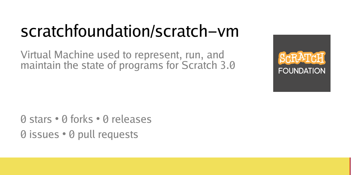 Scratchfoundationscratch Vm Virtual Machine Used To Represent Run